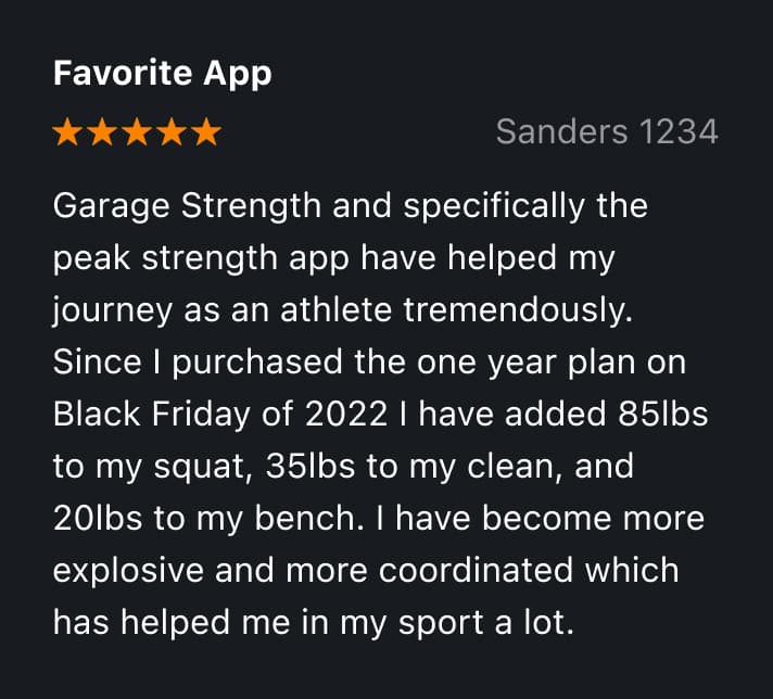 #1 Strength Training App for Athletes | Peak Strength | Peak Strength